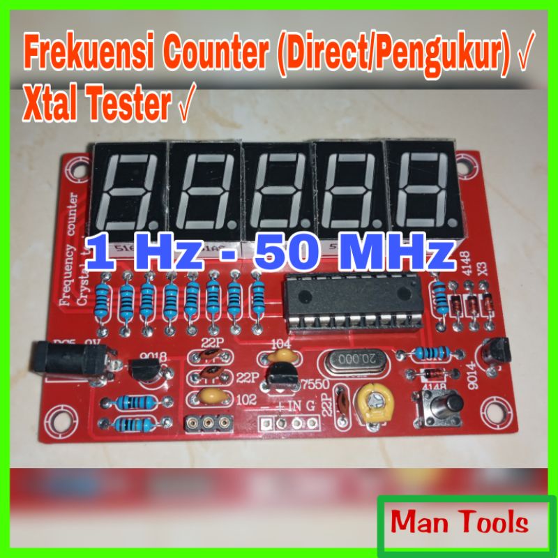 Jual Frekuensi Counter Xtal Tester 1 Hz - 50 MHz | Shopee Indonesia