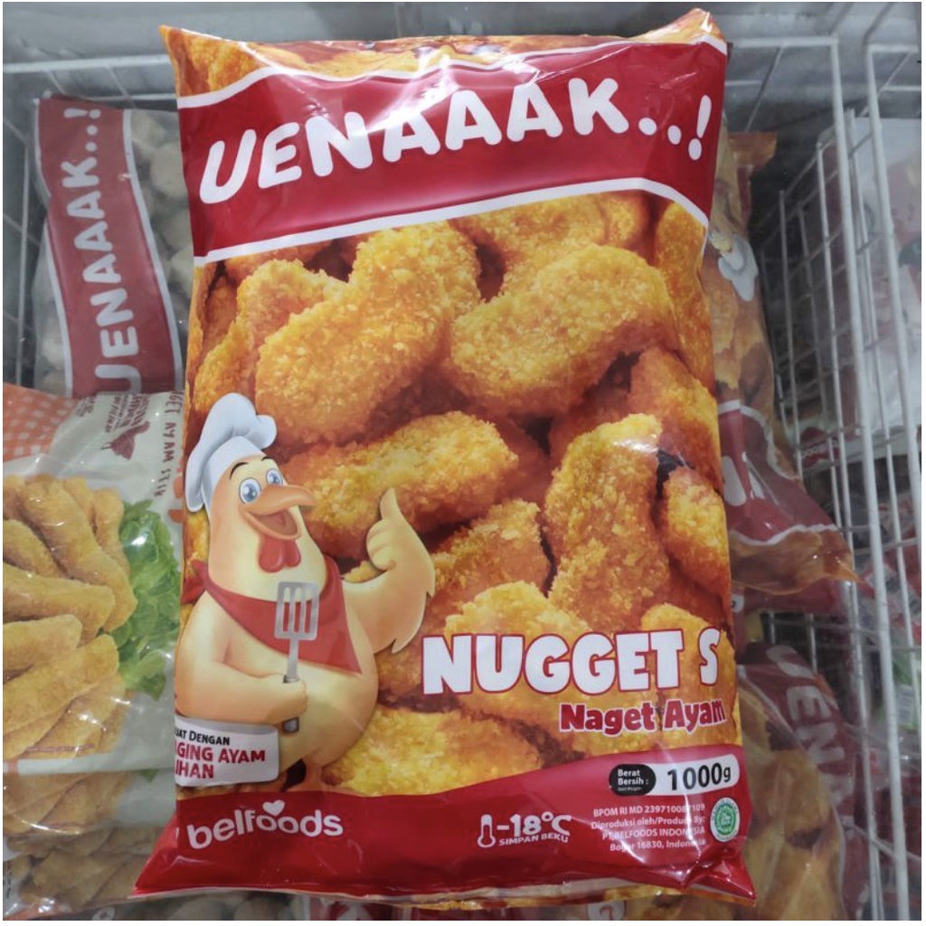 Jual Belfoods Uenak Nugget S 500gr - 1kg / 1000gr | Shopee Indonesia