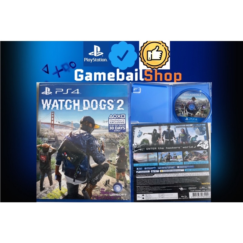Jual PS4 Game - Watch Dogs 2 WD2 ( Reg 3 / 2 / English ) KASET Game BD ...