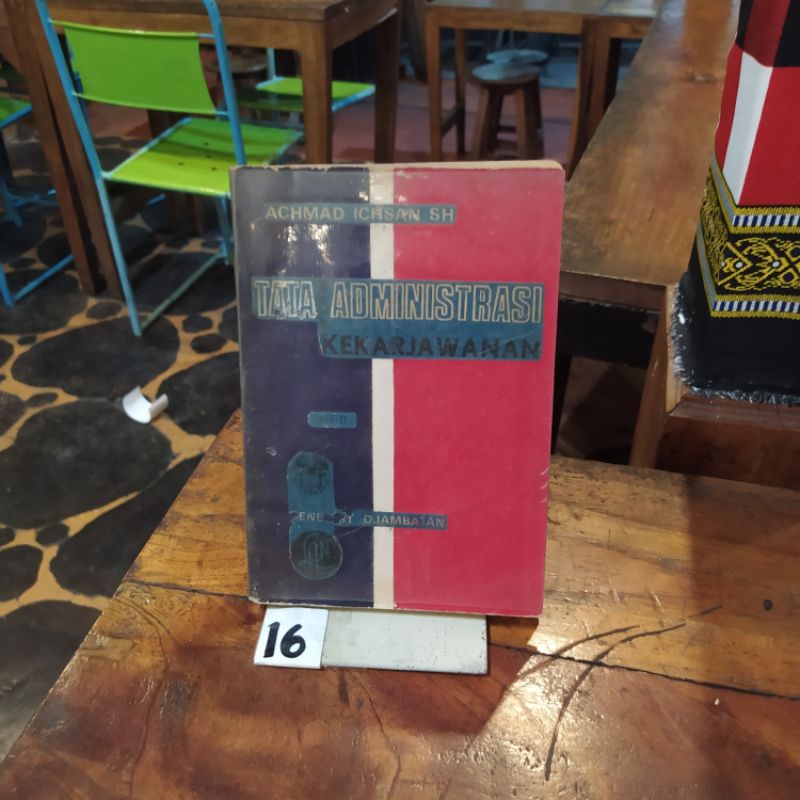 Jual BUKU TATA ADMINISTRASI KEKARJAWANAN by Achmad Ichsan SH | Shopee Indonesia