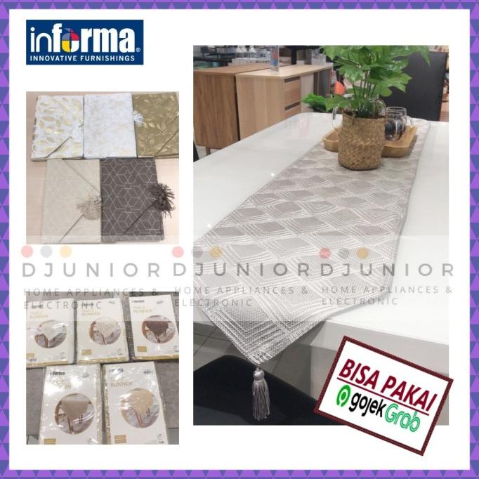 Jual INFORMA - TABLE RUNNER TAPLAK MEJA PANJANG RUANG TAMU MINIMALIS ...