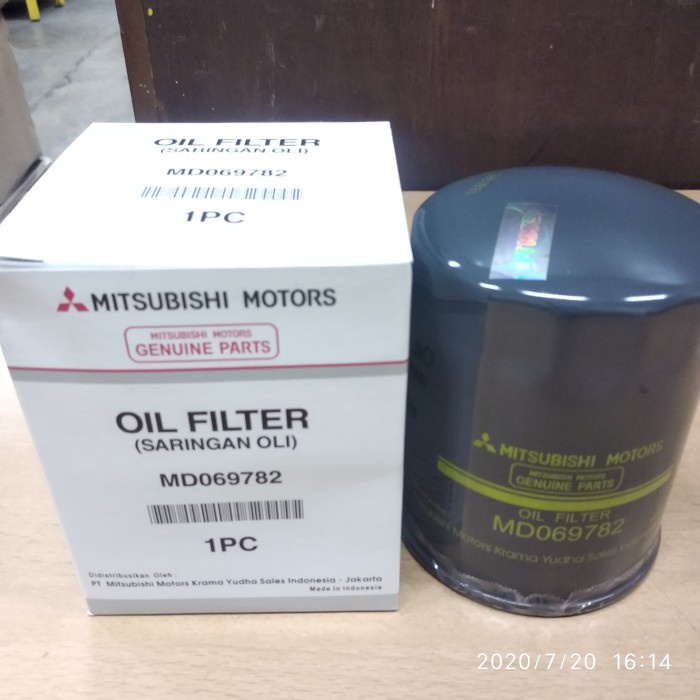Jual FILTER OLI L300 - MD069782 ORIGINAL MITSUBISHI OIL FILTER | Shopee ...