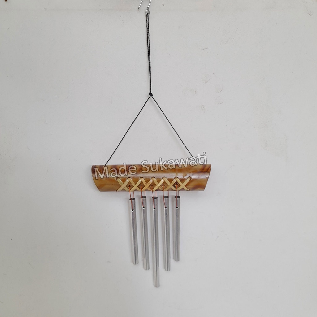 Jual Lonceng aluminium mini 15cm Krincingan wind chime kerajinan bel ...