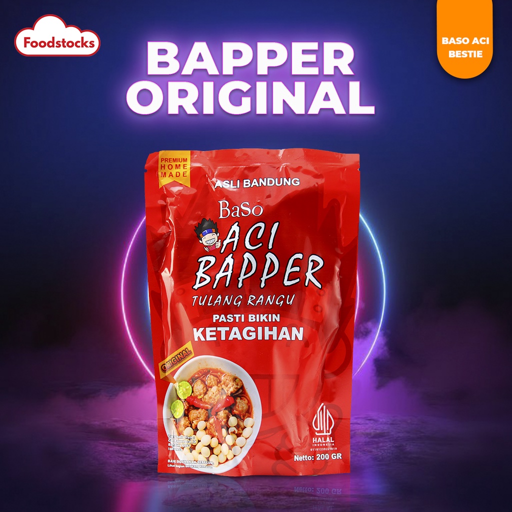 Jual Baso Aci Bapper Tulang Rangu Original Kuah Pedas Gurih 220gr ...