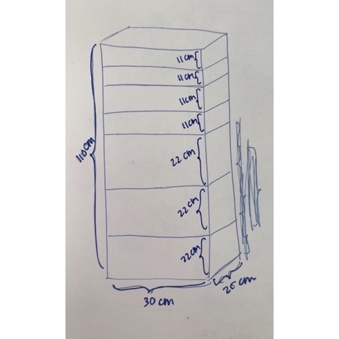 Jual Lemari Custom Akrilik PxLxT 30x25x110cm | Shopee Indonesia