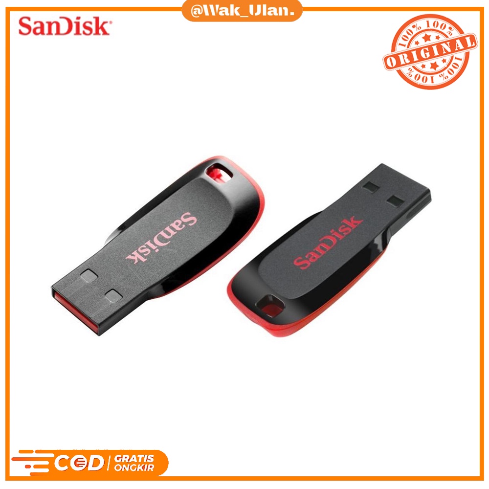 Jual usb 2.0 flashdisk Flash Disk SanDisk San disk Cruzer Blade 8GB ...
