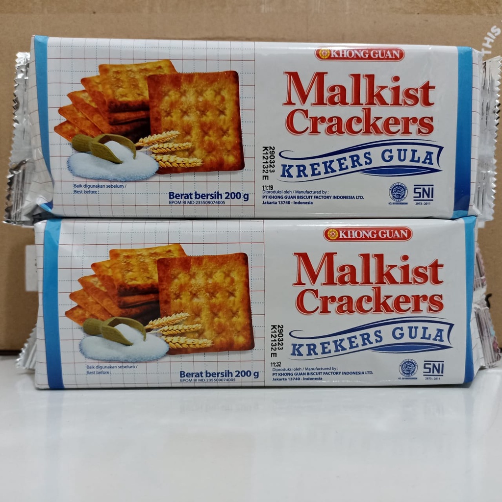 Jual Malkist Crackers Krekers Gula 200g | Shopee Indonesia