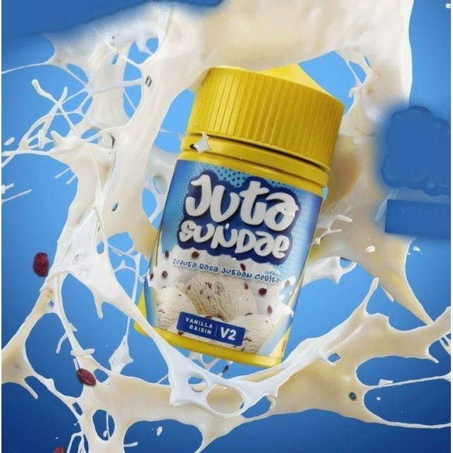 Jual FREEBASE JUTA SUNDAE V2 60ML LIQUID JUTA SUNDAE V2 VANILLA RAISIN ...