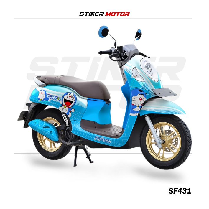 Jual SF431 DECAL STIKER FULLBODY SCOOPY DORAEMON STICKER SCOOPYI 2020 ...
