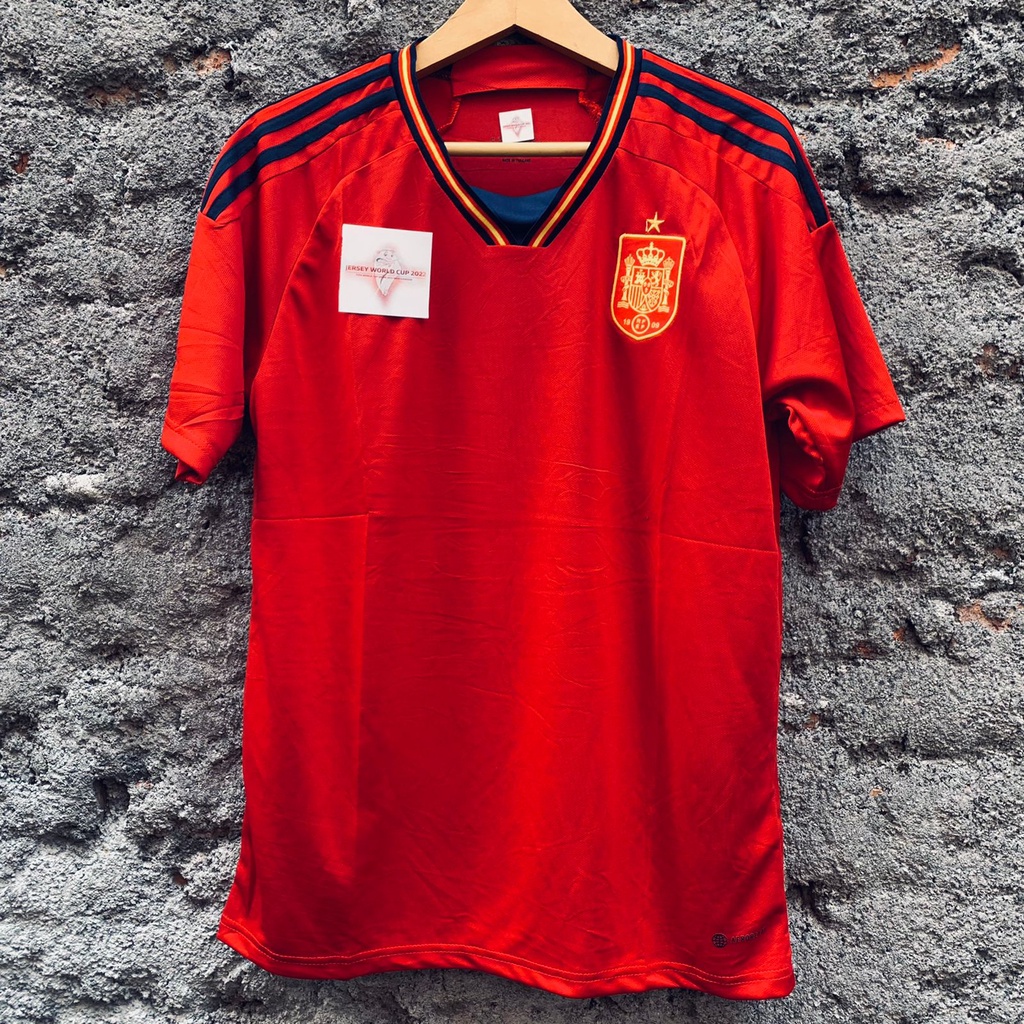 Jual Jersey Spanyol Home Piala Dunia 2022 Grade Ori Impor Baju Bola Jersey Timnas Negara ...
