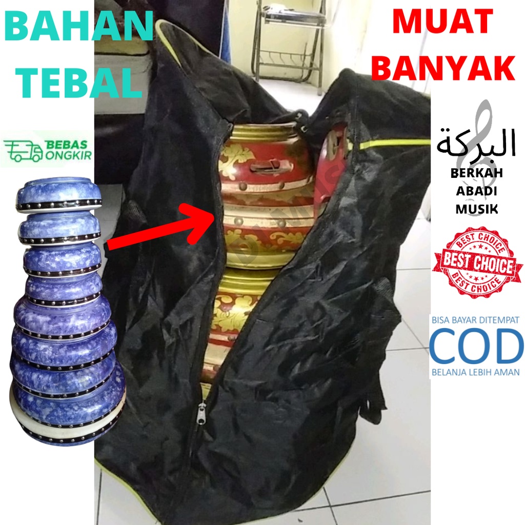 Jual tas rebana kerucut tas rebana isi 10 tas hadroh isi sepuluh tas ...