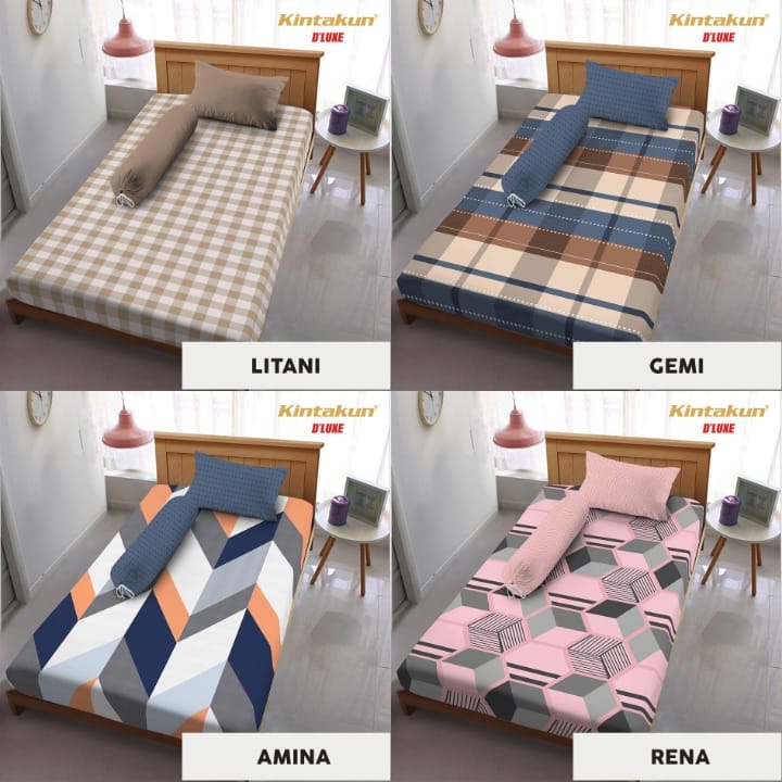 Jual ORIGINAL SPREI KINTAKUN DELUXE SPREI XTRA SINGLE 120 PROMO KIRANA ...