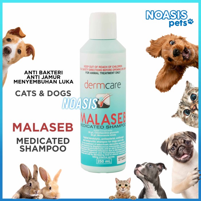 Jual Shampo Shampoo Anjing Dan Kucing Poison Malaseb Medicated Dermcare ...