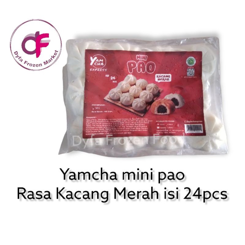 Jual Yamcha Mini Pao Rasa Kacang merah isi 24pcs | Shopee Indonesia