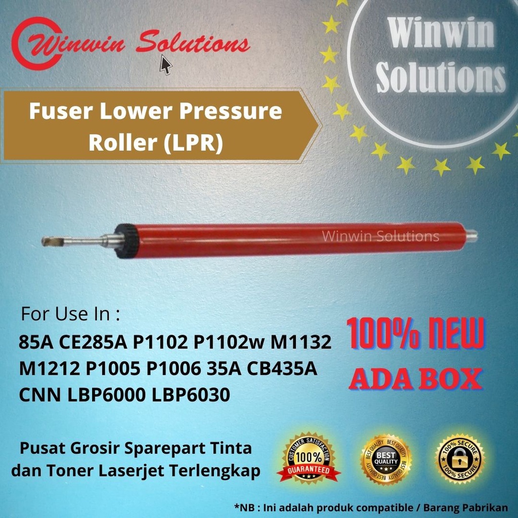 Jual LPR Lower Roller / Fuser Pressure 85A CE285A P1102 P1102w M1132 ...