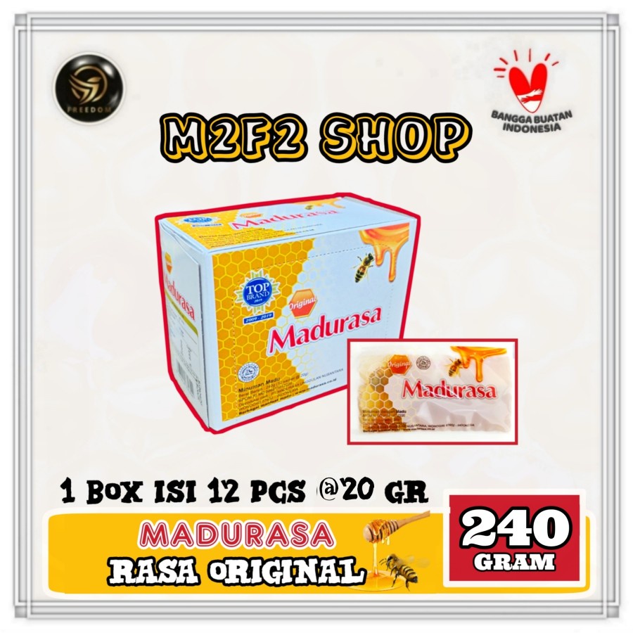 Jual Madurasa Minuman Madu Asli Rasa Original Sachet - 240 gr (Kemasan ...