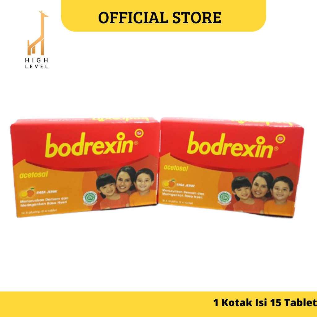 Jual Obat Bodrexin Anak Rasa Jeruk (1 Kotak Isi 15 Tablet) | Shopee ...