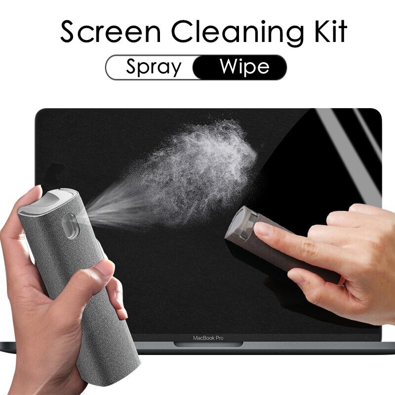 Jual Spray Cleaning Kit Pembersih Layar Handphone Laptop MACBOOK Air ...