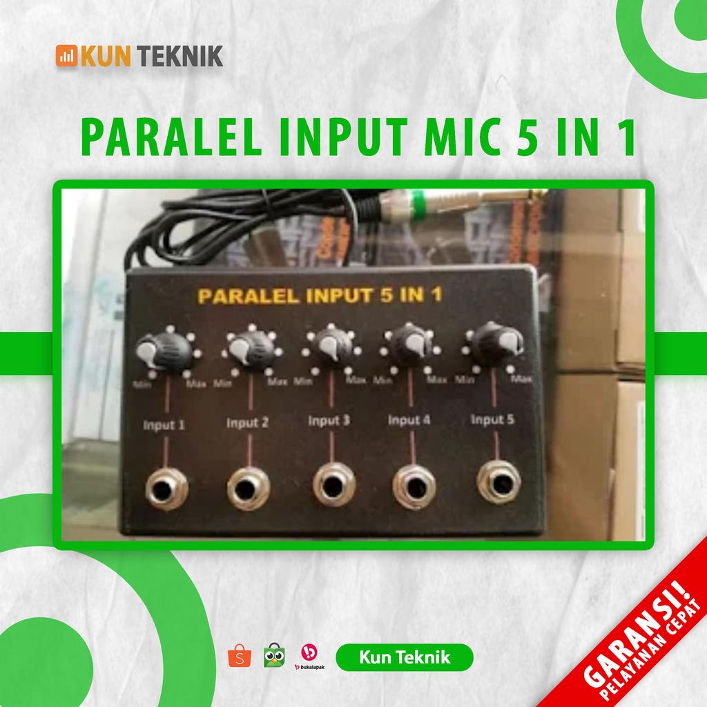 Jual Paralel Input Tambahan Mic 5 In 1 | Shopee Indonesia