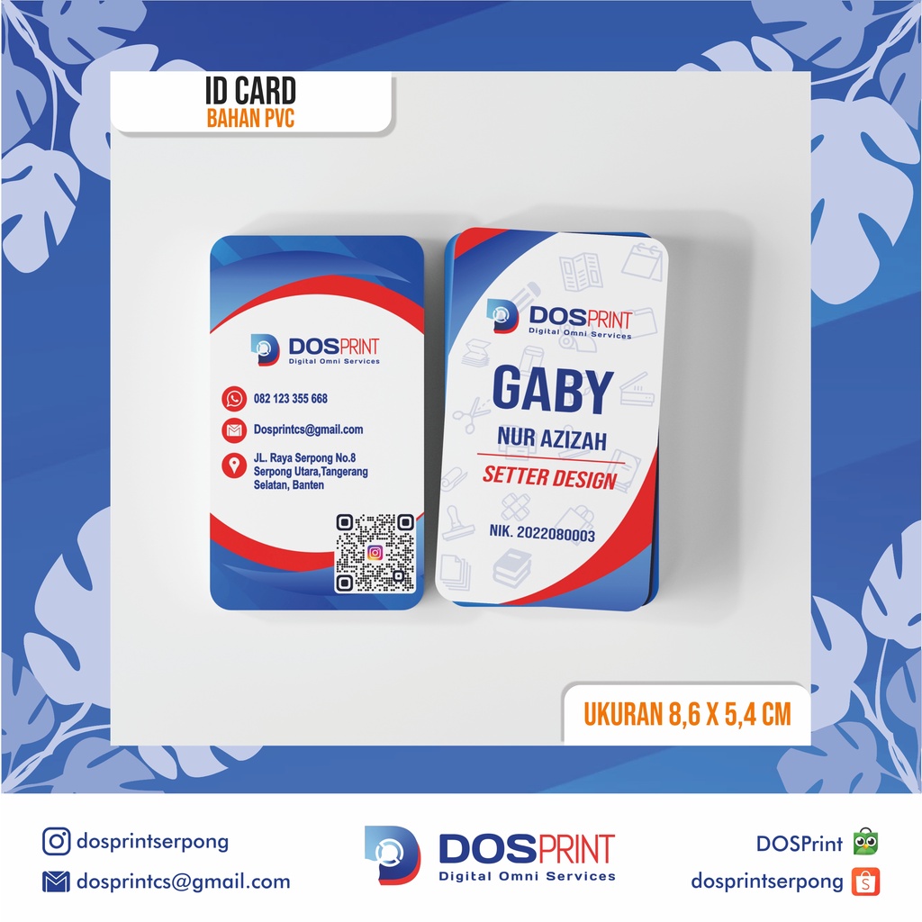 Jual DOSPrint - Cetak ID CARD (8,6x5,4 cm) | Shopee Indonesia