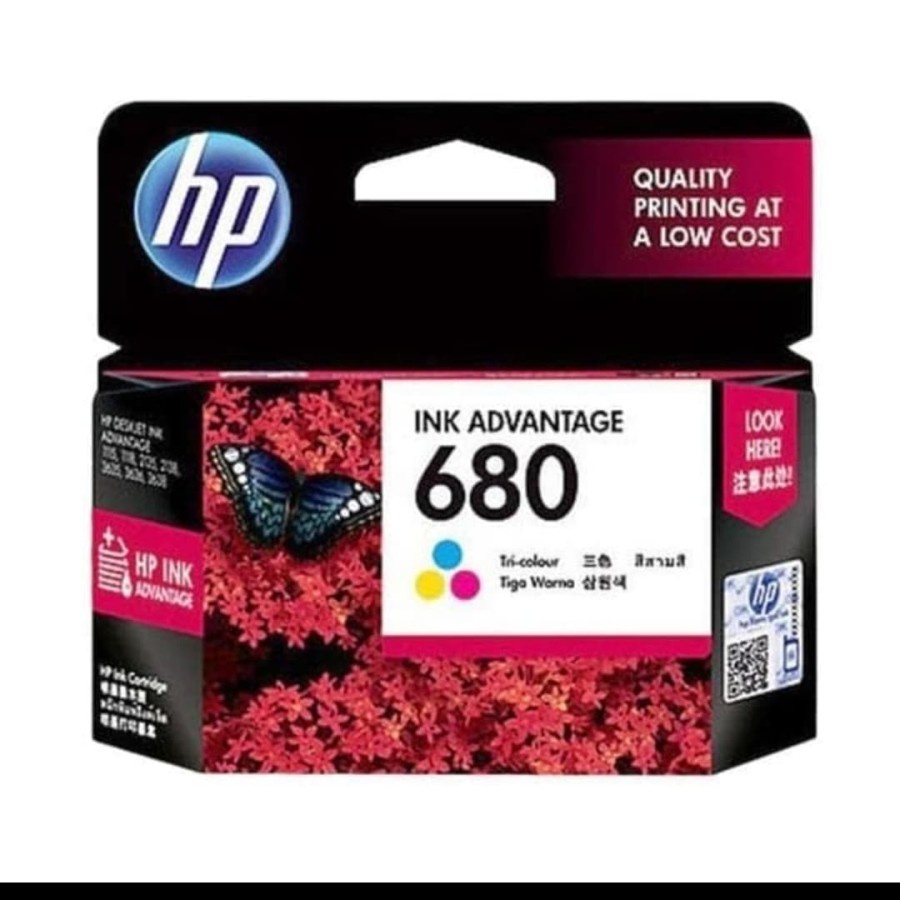 Jual Catridge HP 680 Color Warna Original | Shopee Indonesia