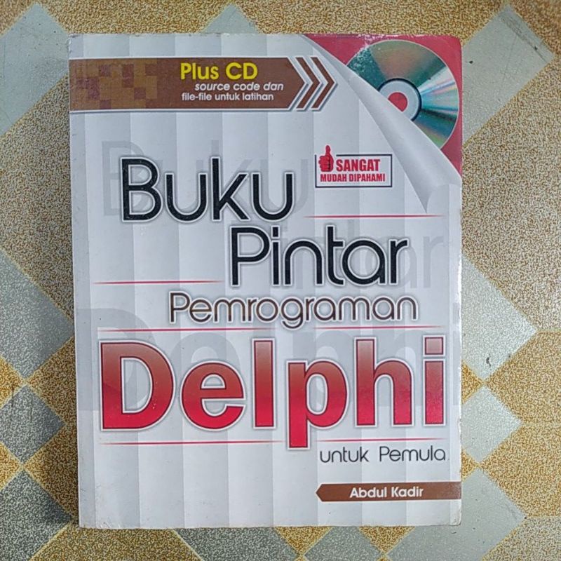 Jual buku asli: buku pintar pemrograman delphi+cd. abdul kadir | Shopee Indonesia