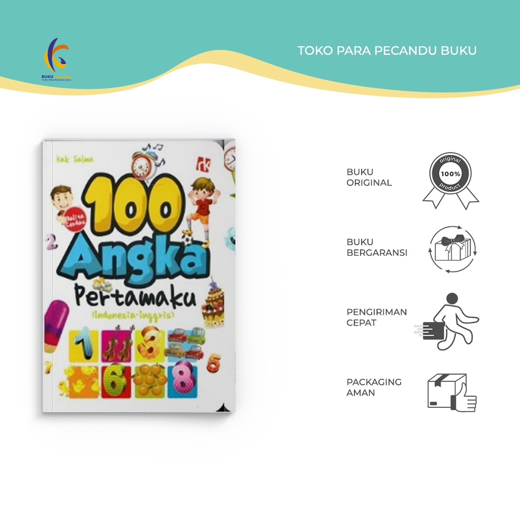 Jual BUKU ANAK - BALITA CERDAS : 100 ANGKA PERTAMAKU (INDONESIA-INGGRIS ...