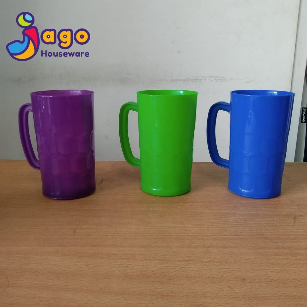 Jual Gelas Teh Plastik Warna, Gelas Gagang, Gelas Soda APP | Shopee ...