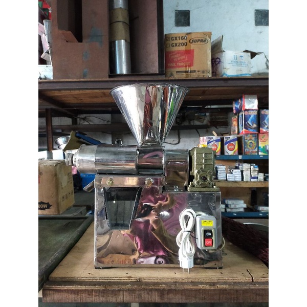 Jual MESIN PERAS SANTAN KELAPA MINI DAYA LISTRIK 200WATT. Mesin PERAS ...