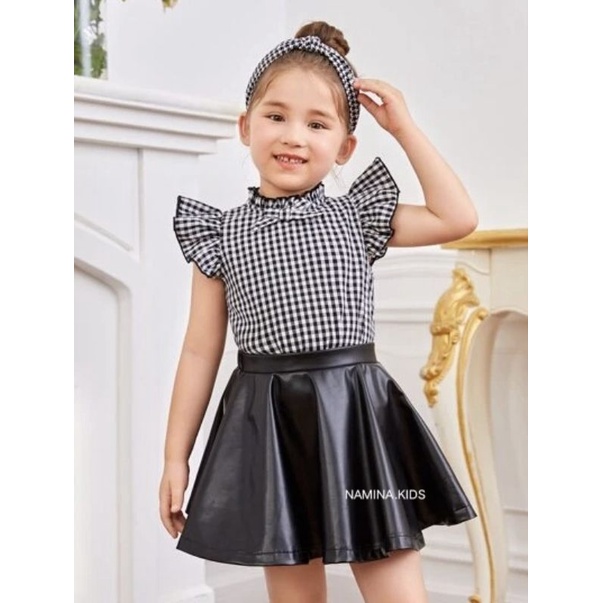 Jual ROK ANAK MINI KULIT,ROK HITAM ANAK USIA 2 - 8 tahun,ROK ANAK ...