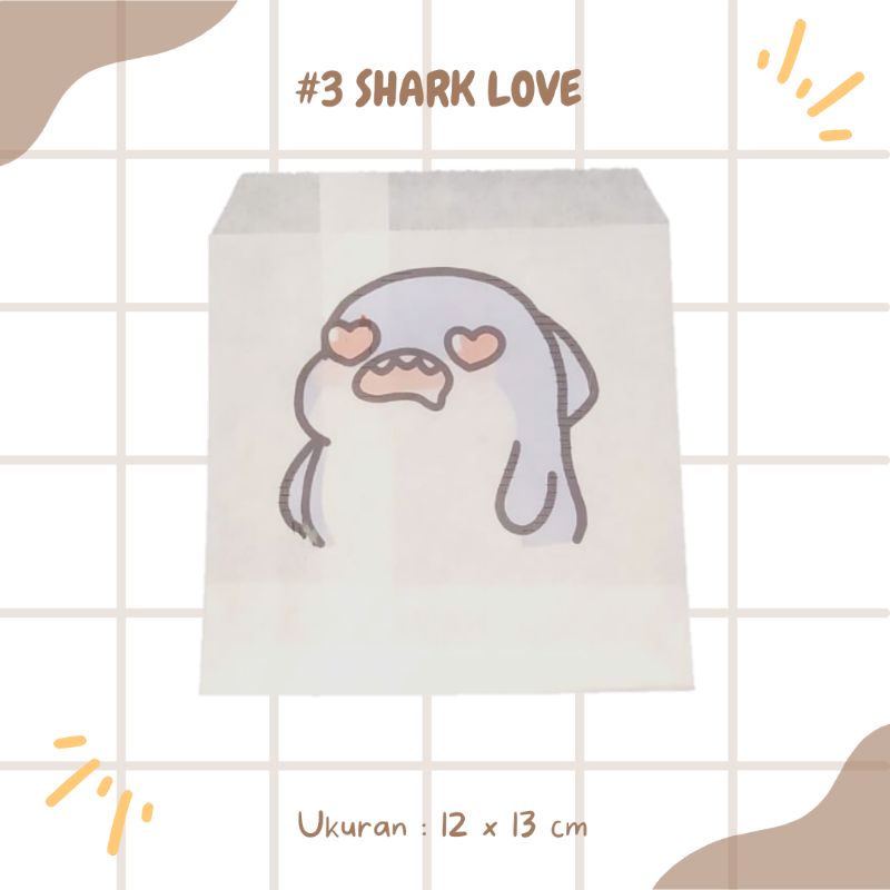 Jual Amplop Packaging Olshop Shark 12x13 Aesthetic Vintage Paperbag ...