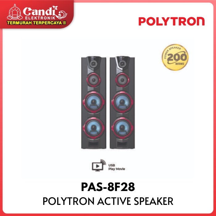 Jual POLYTRON ACTIVE SPEAKER PAS-8F28 | Shopee Indonesia