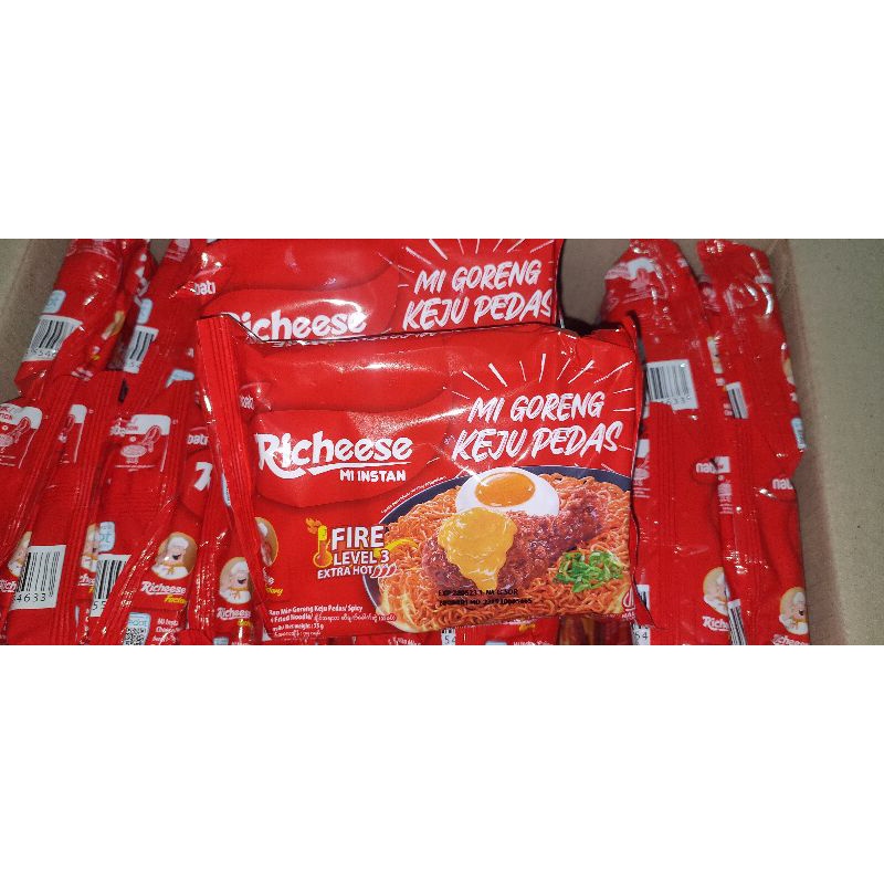 Jual MIE GORENG RICHEESE NABATI R free bubble dan kardus | Shopee Indonesia