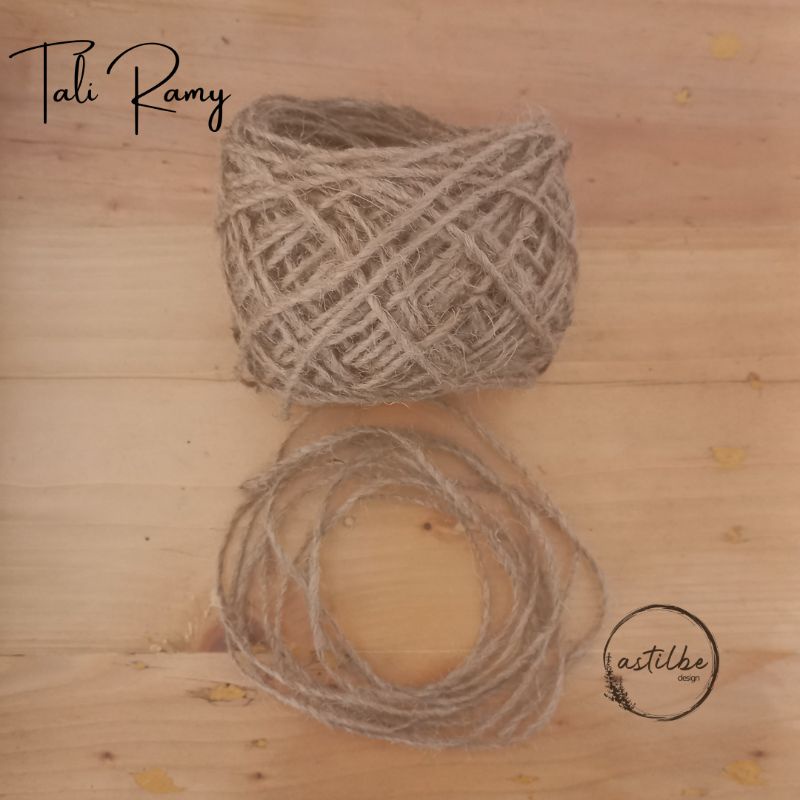 Jual Tali Rami 2 ply 50 meter | Tali Goni | Tali Jute | Shopee Indonesia