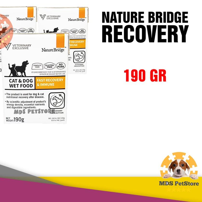 Jual Nature Bridge Fast Recovery and Immune 190 Gr | a/d cat dog 190gr ...