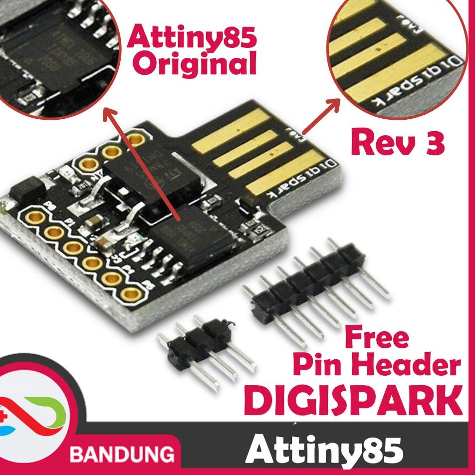 Jual trxm3M7y--DIGISPARK ATTINY85 KICKSTARTER USB DEVELOPMENT BOARD FOR ...