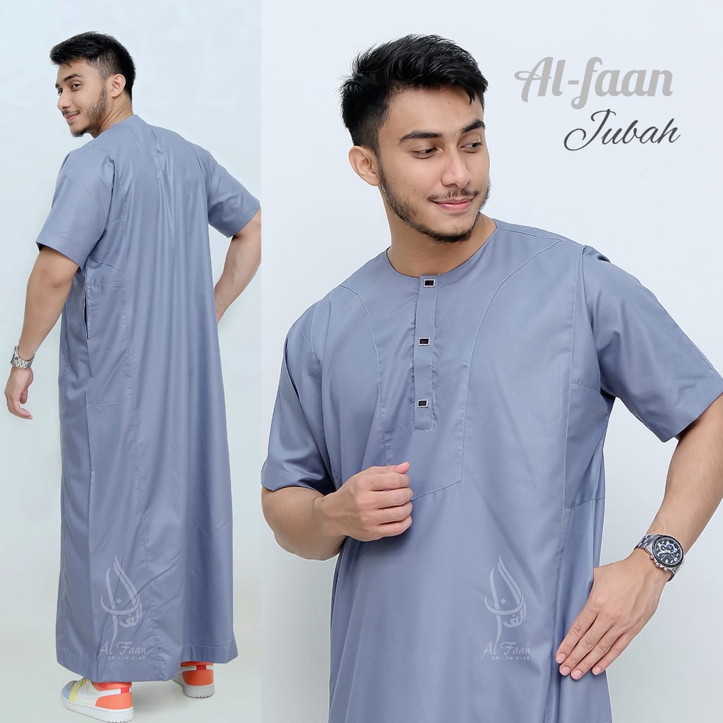 Jual Jubah Gamis Pria Jubba al faan lengan pendek Jubah pria muslim ... Jual Jubah Gamis Pria Jubba al faan lengan pendek Jubah pria muslim ...