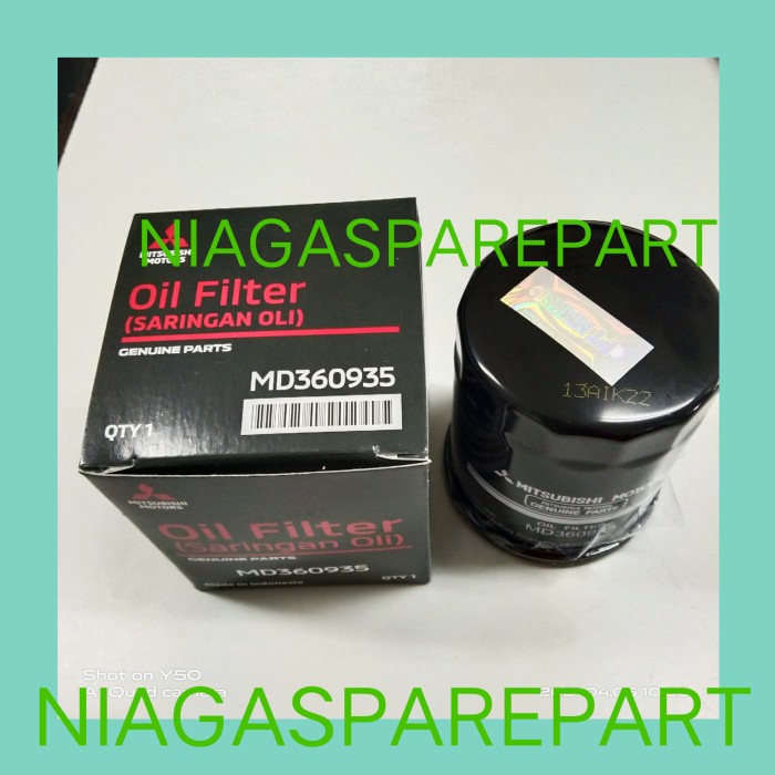 Jual FILTER OLI MIRAGE/XPANDER - MD360935 1230A237 MITSUBISHI ORIGINAL ...