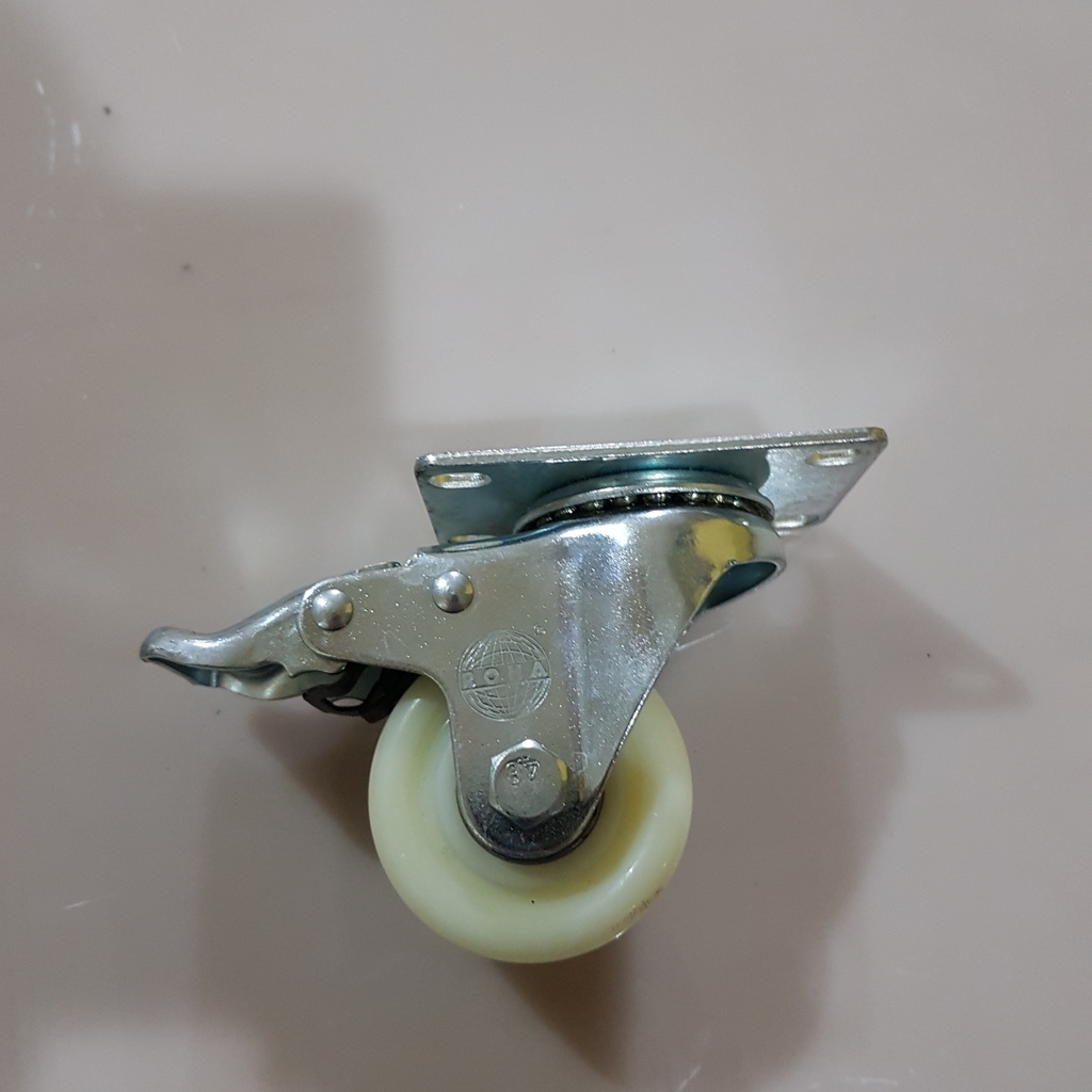 Jual Roda Roha Nilon 2,5 inch (muter+Rem) | Shopee Indonesia