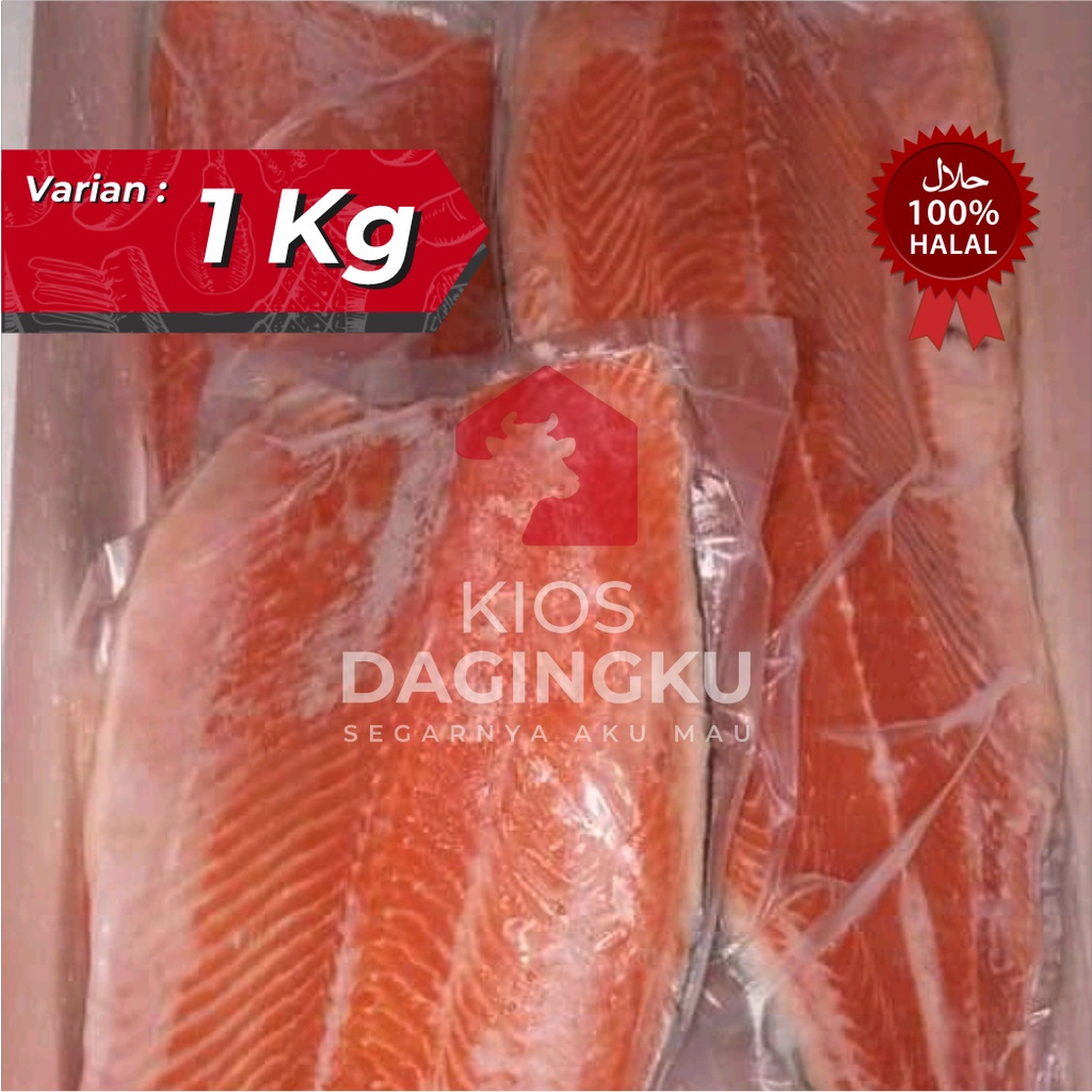 Jual Salmon Fillet Atlantic / Super Salmon Fillet @1Kg | Shopee Indonesia