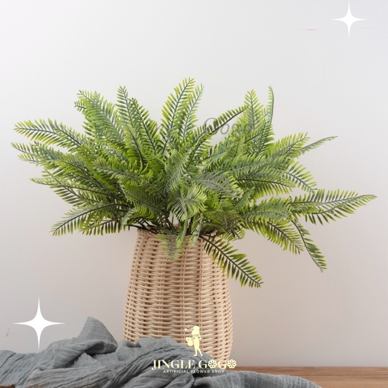 Jual Daun Pakis Boston Fern Suplir Plastik Artificial Rangkaian Bunga ...
