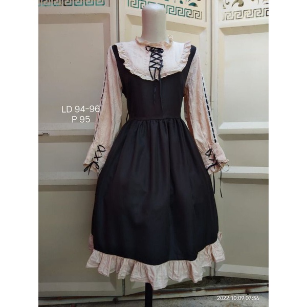 Jual Dress lolita sailor cute pattern / gaun noni belanda kawaii ...