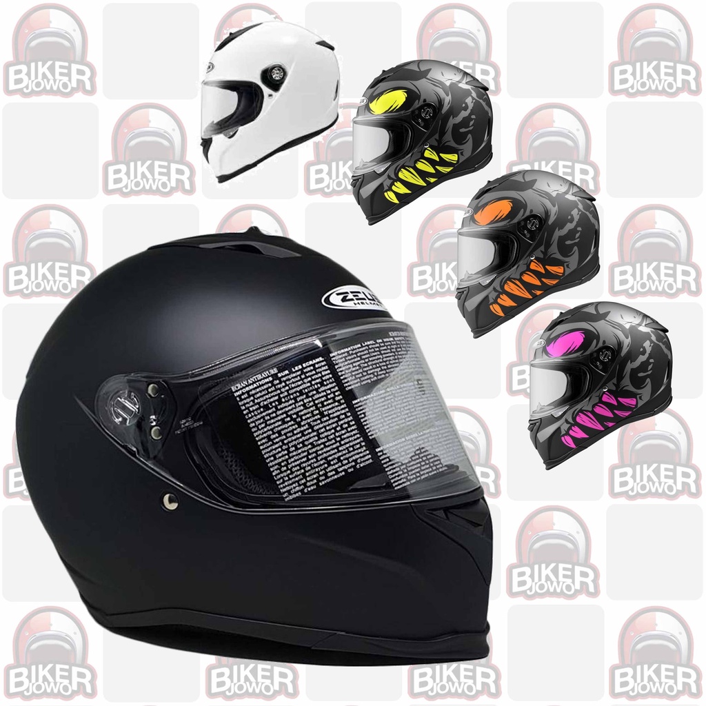 Jual Zeus 822 822B Z822B ZS822B - Flat Visor | Shopee Indonesia