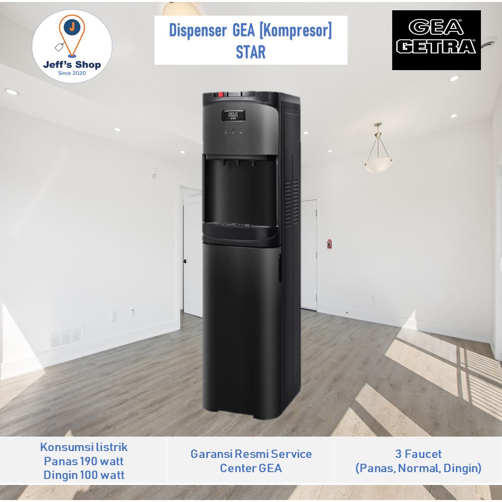 Jual Dispenser GEA STAR [Kompresor] dengan Lampu UV | Shopee Indonesia