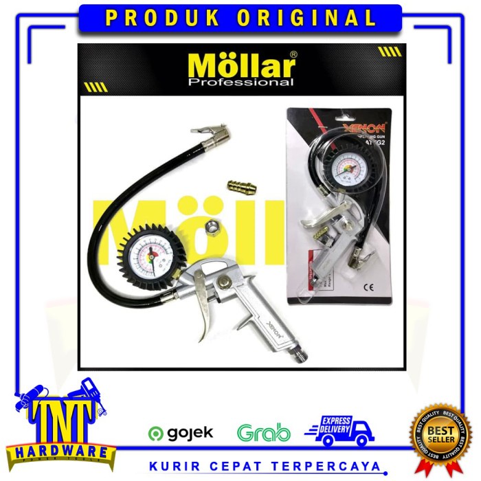 Jual Tire Inflator Xenon - Air Pressure Gun Pengisi Isi Ukuran Angin ...