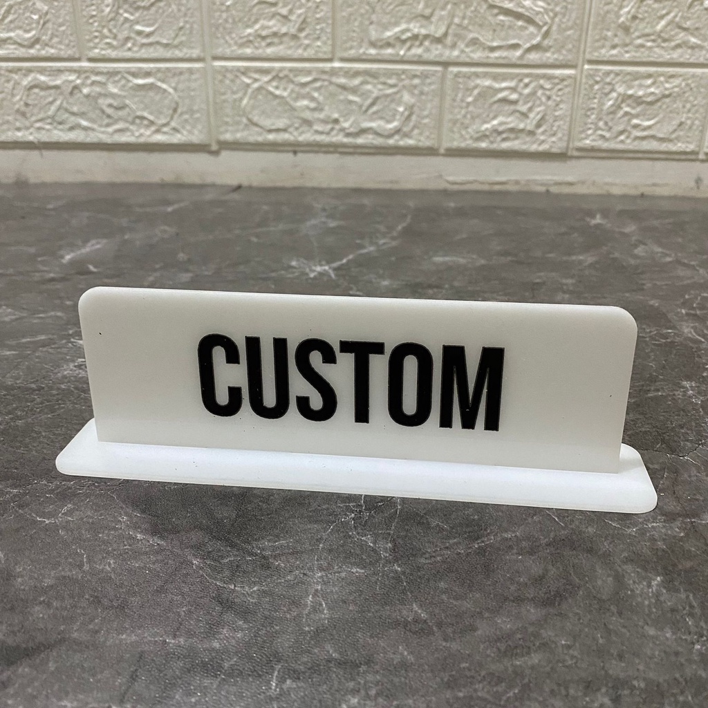 Jual Reserved, Cashier Sign | Acrylic - Laser Cut - Custom | Shopee ...