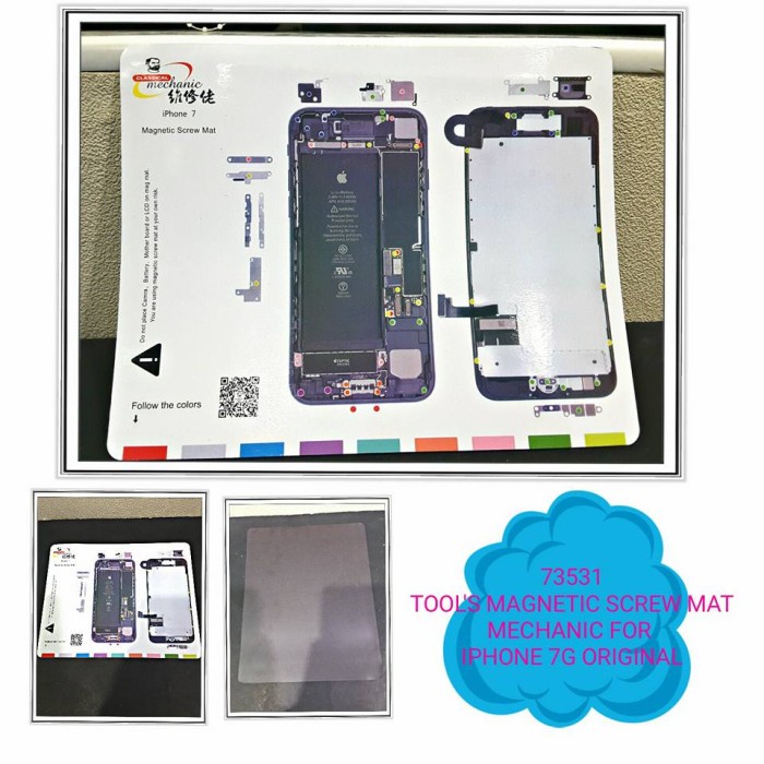 Jual MECHANIC MAGNETIC SCREW MAT FOR IP 7G ORIGINAL | Shopee Indonesia