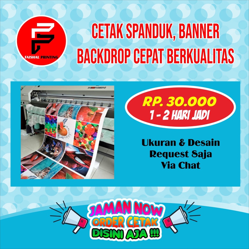 Jual Cetak Spanduk, Banner, Backdrop, Murah Berkualitas | Shopee Indonesia