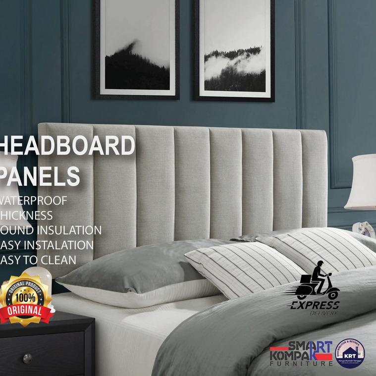 Jual W7U0 Oscar 60cm x 20cm | Headboard Bed Foam Wallpanel 3D Stiker ...