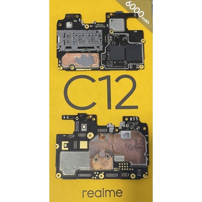 Jual mesin realme C12 rmx2189 3/32gb original normal tested | Shopee ...